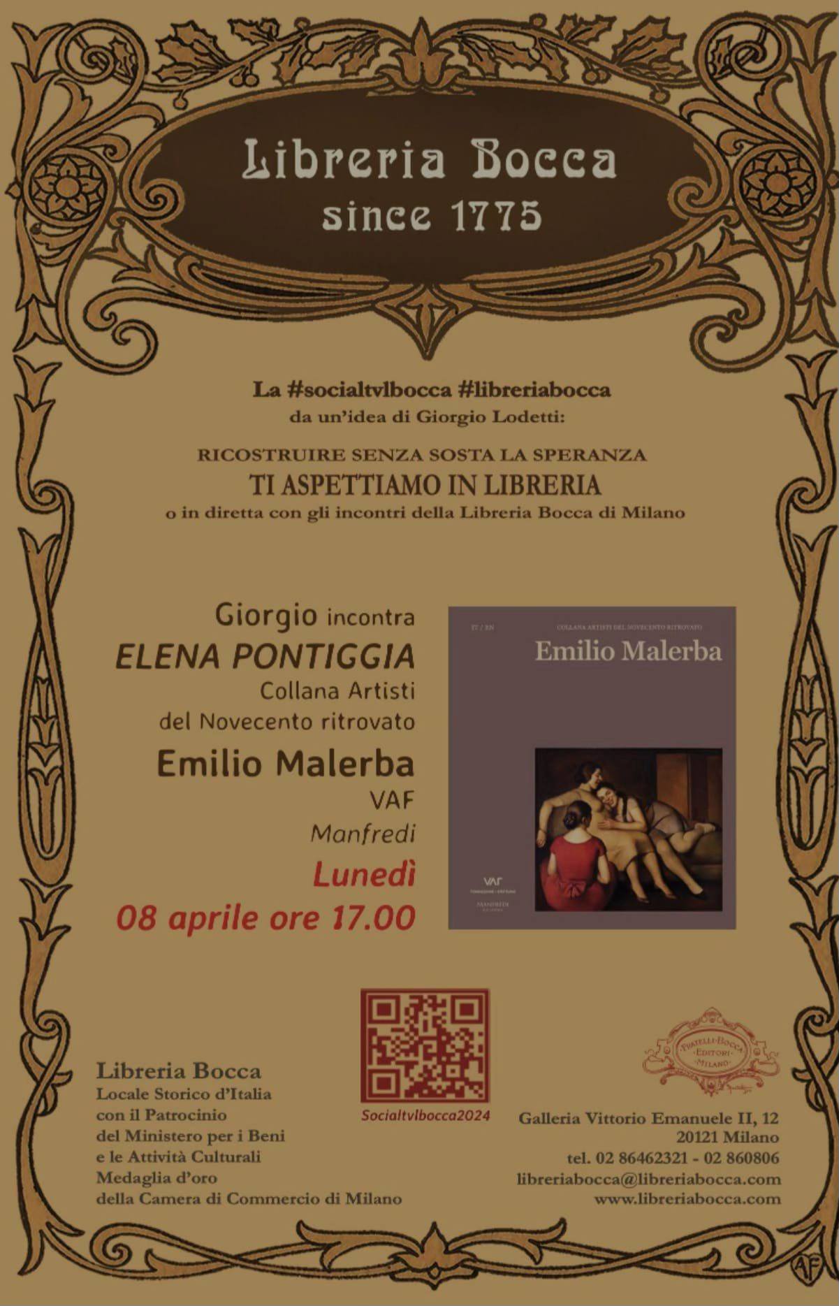 Elena Pontiggia presenta il volume dedicato a Emilio Malerba - Libreria ...