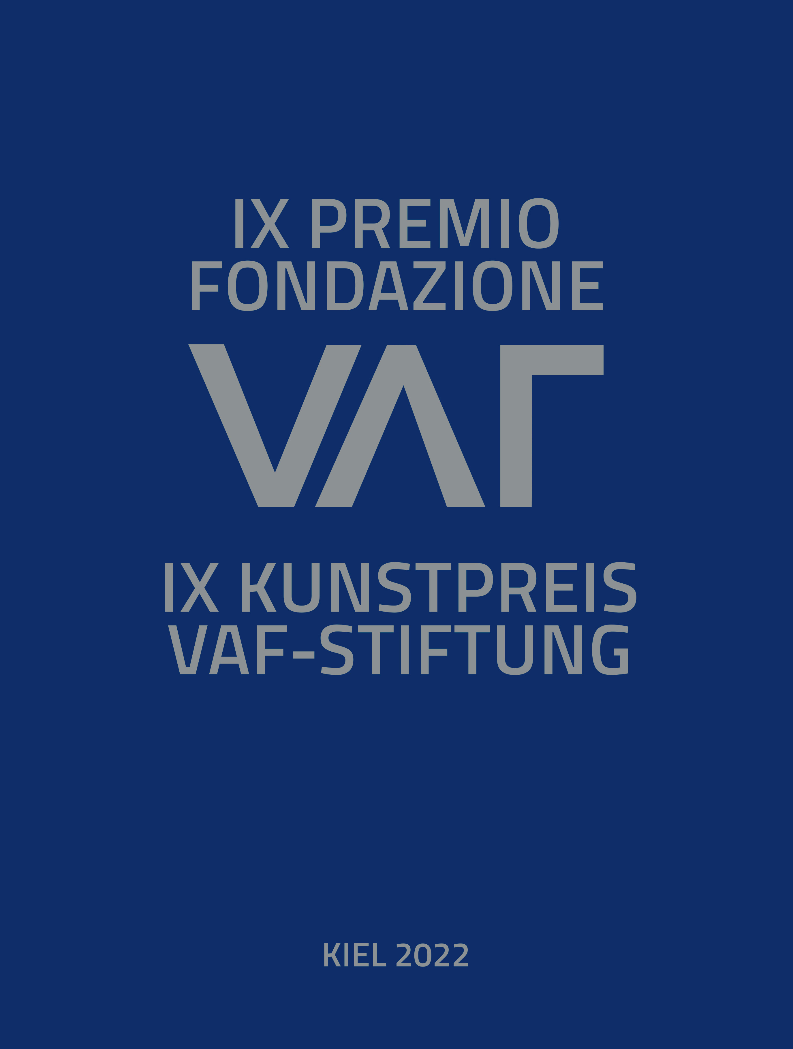 IX Premio - Kiel - Walter Volker Feierabend Stiftung - Fondazione
